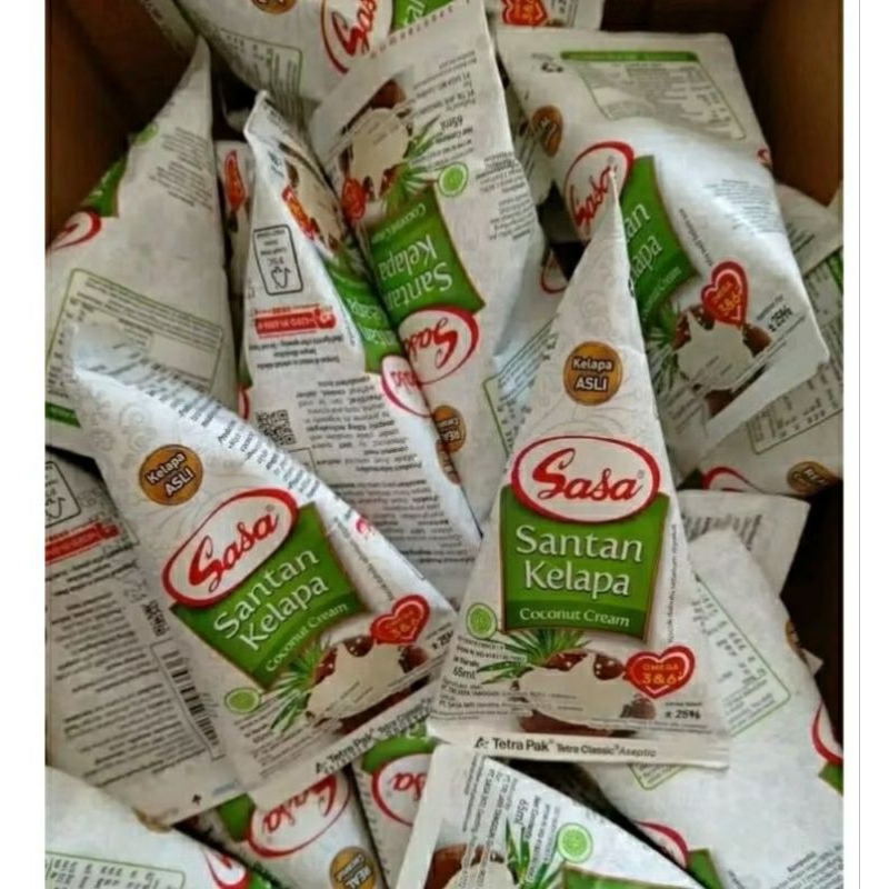 Jual SASA Kara Santan Kelapa murah( isi 32 x 65ml ) | Shopee Indonesia