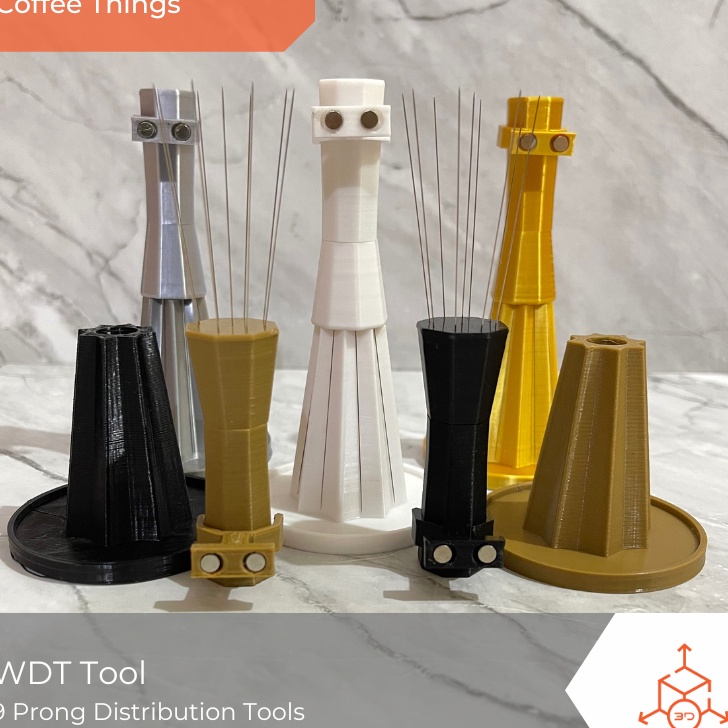 Jual PRODUCT HOT WDT Espresso Distribution Tool 9 Prong with Base ...
