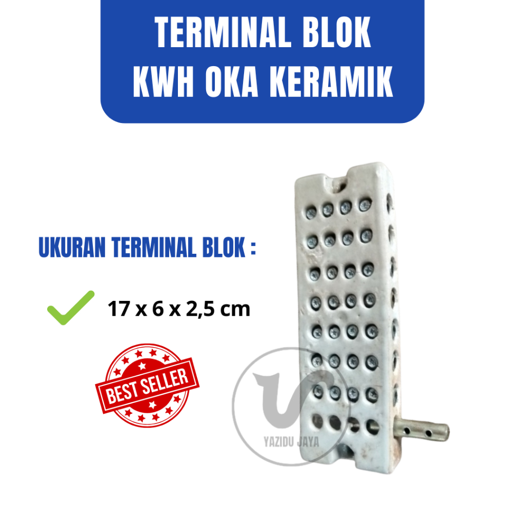 Jual Terminal Blok Kwh Oka Keramik Terminal Block Kabel Listrik 3 Phase ...