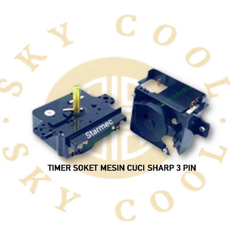 Jual NEW PRODUCT TIMER SOKET MESIN CUCI SHARP 3 PIN TIMER MESIN CUCI ...