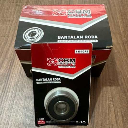 Jual Bearing 6301 - 2RS Bantalan Roda Lahar Isi 10 PCS 1 KOTAK Motor CBM | Shopee Indonesia