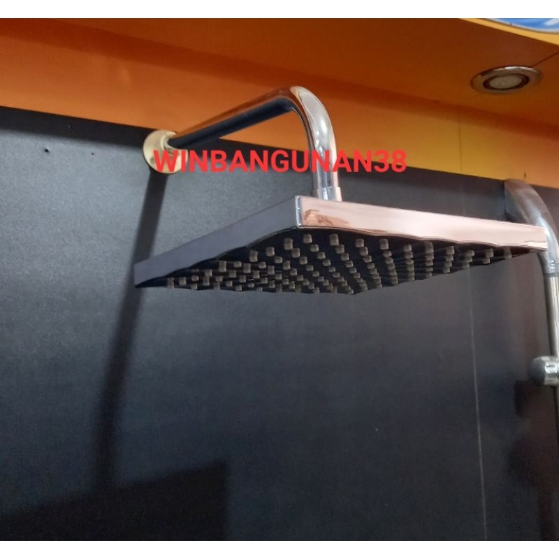 Jual SHOWER MANDI TANAM 20CM KOTAK/SHOWER MANDI/SHOWER DINDING/SHOWER ...