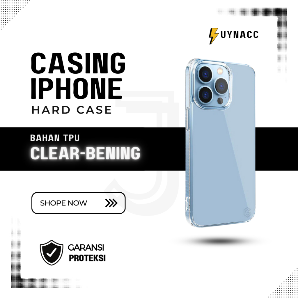 Jual Case Casing iPhone Clear Bening 8 X XR XS 11 12 13 14 15 16 Pro ...