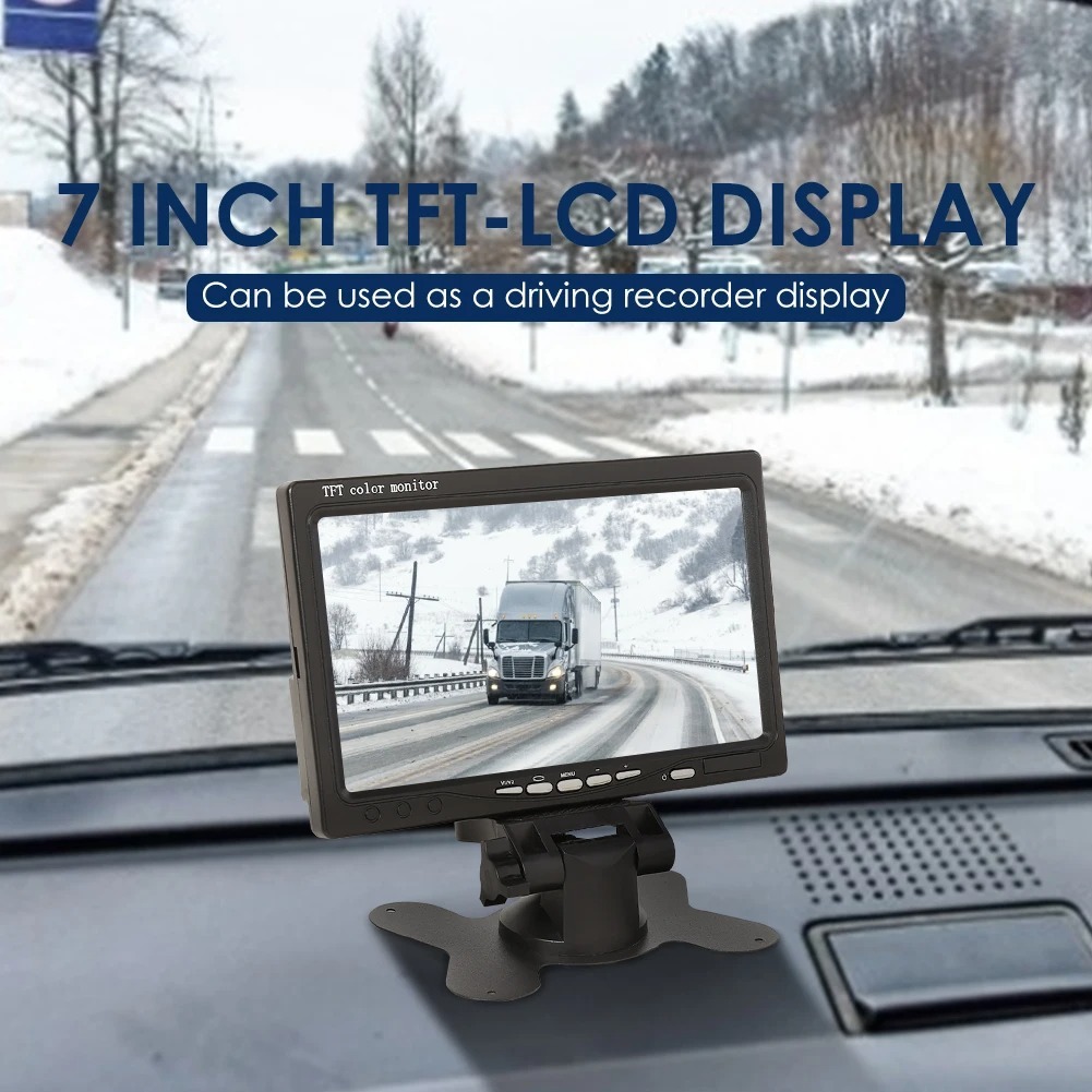 Jual Layar Monitor Mobil TFT LCD 7 Inch - C-T703 - Black | Shopee Indonesia