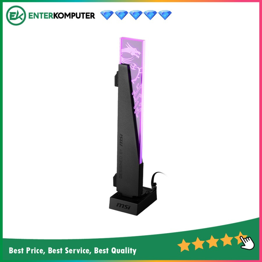 Jual MSI MPG ARGB GRAPHICS CARD STAND BLACK | Shopee Indonesia