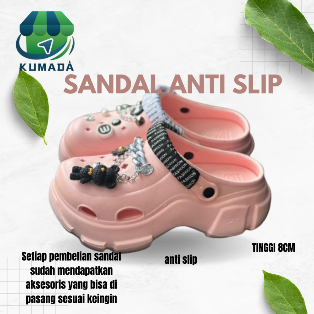 Jual Sandal Wanita Sandal Crops Premium Sandal Sepatu Baim Sandal ...
