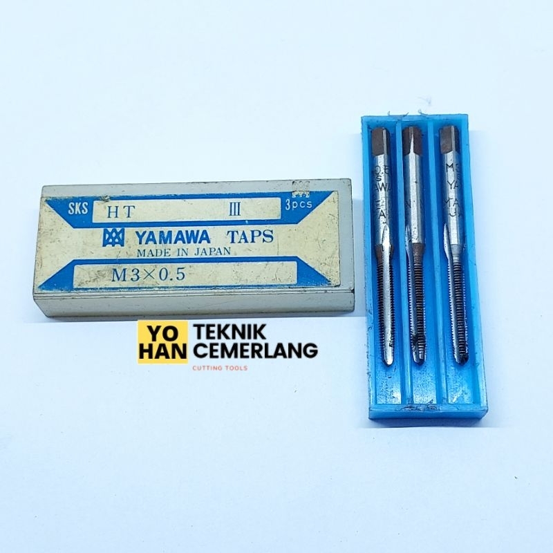 Jual Yamawa Tap Set M3 x 0.5 Hand Taps Yamawa Made in Japan | Shopee ...