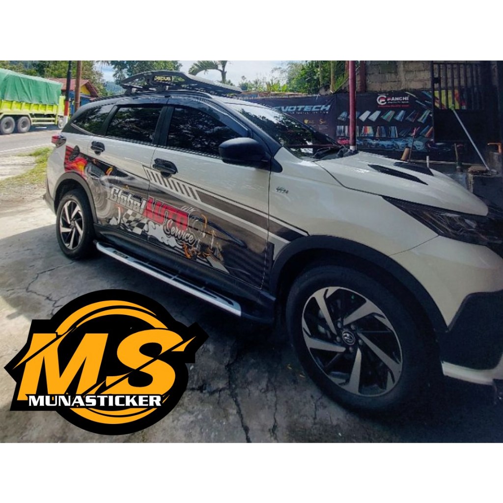 Jual DECAL STIKER STRIPING MOBIL TOYOTA RUSH /VARIASI STICKER MOBIL ...