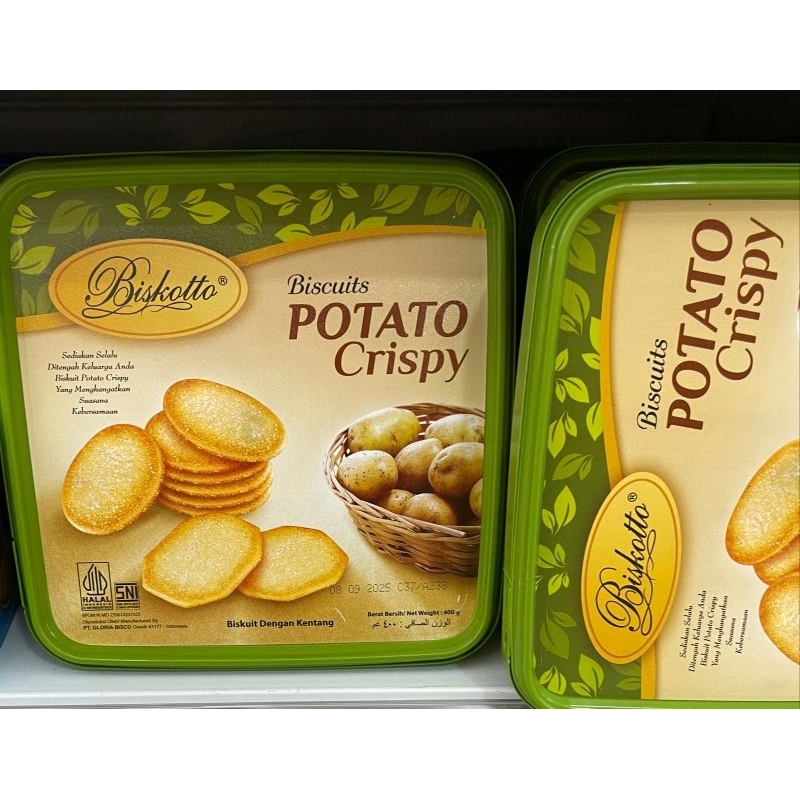Jual biskotto biscuit potato crispy biscuit kaleng | Shopee Indonesia
