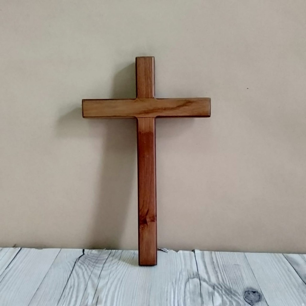Jual Salib Kayu Jati Tanpa Korpus, Salib Kayu Jati Polos 28 cm | Shopee ...