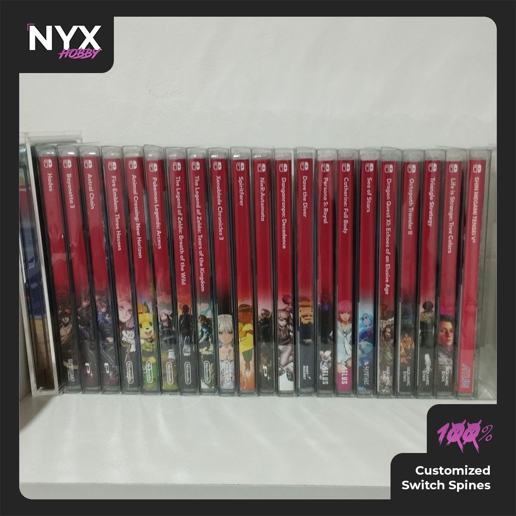 Jual Custom Spine Game Switch (Bisa Request Game) | Shopee Indonesia