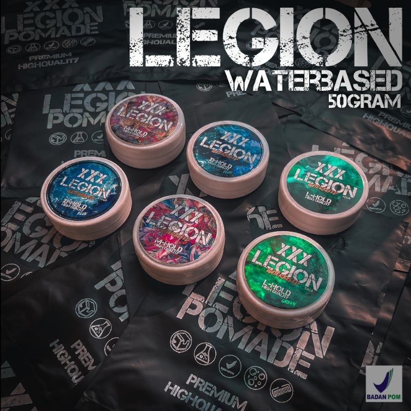 Jual LEGION POMADE WATERBASED 50GRAM | Shopee Indonesia