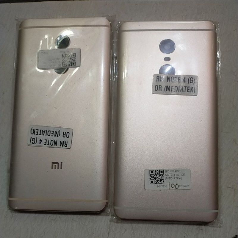Jual BACKDOOR REDMI NOTE 4 ( GOLD ) OR (MEDIATEK ) | Shopee Indonesia