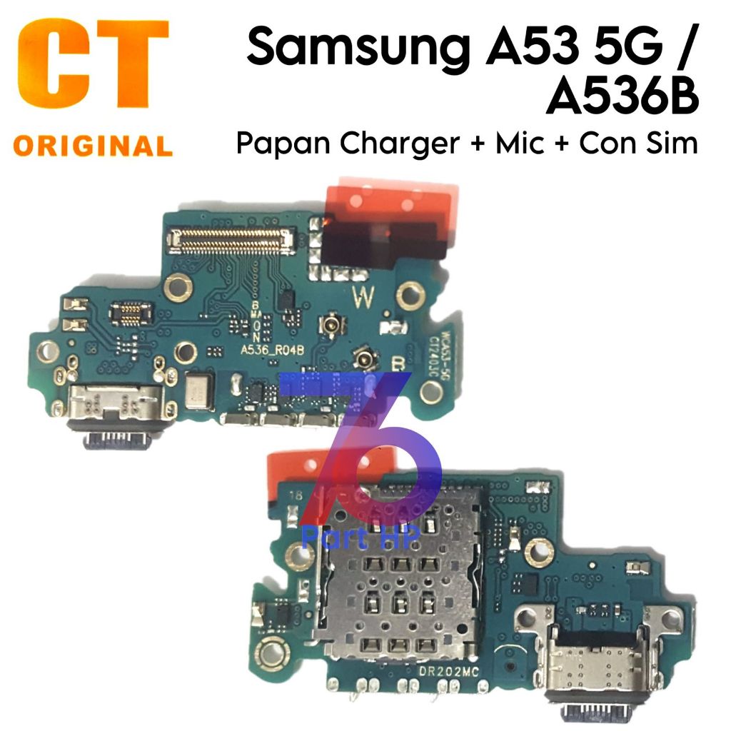 Jual Papan Konektor PCB Charger Mic + Con SIM Samsung Galaxy A53 5G / SM-A536B / SM-A536B/DS ...