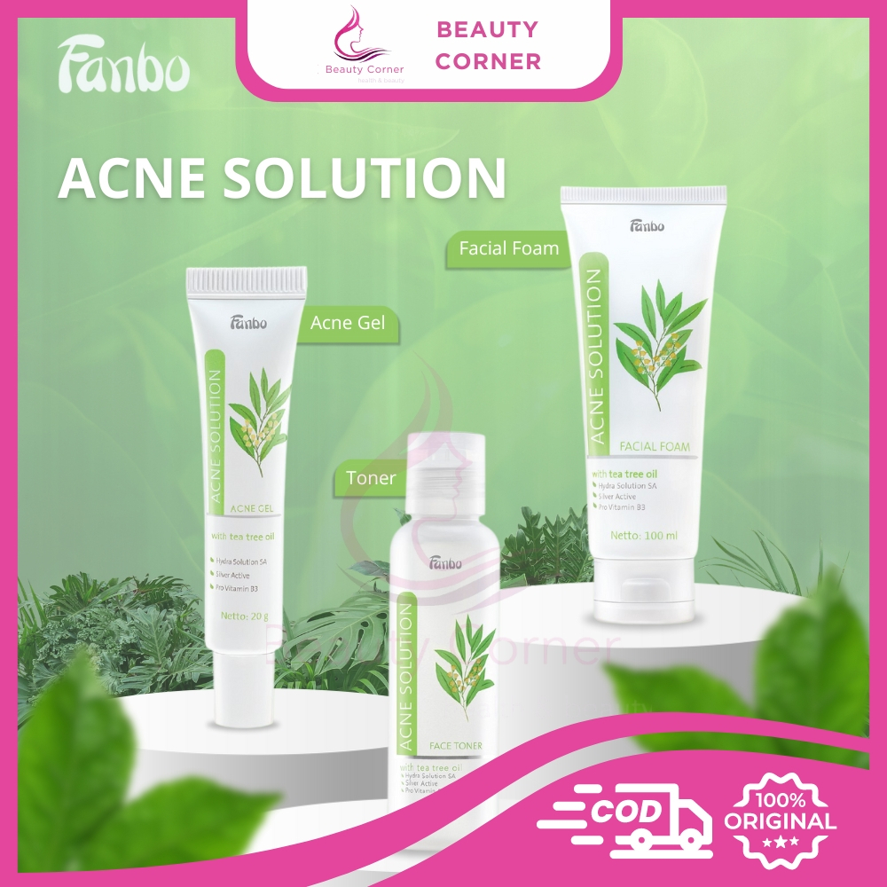 Jual Fanbo Acne Solution ( Toner, Facial Foam,Acne Gel ) | Shopee Indonesia