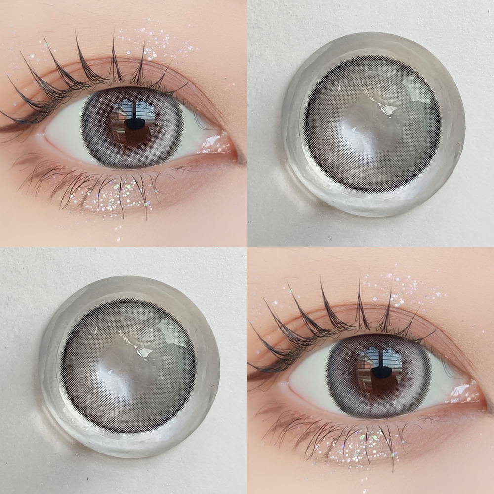 Jual （COD）Sepasang lensa kontak berwarnaDiameter 14-14,5 MM softlens ...
