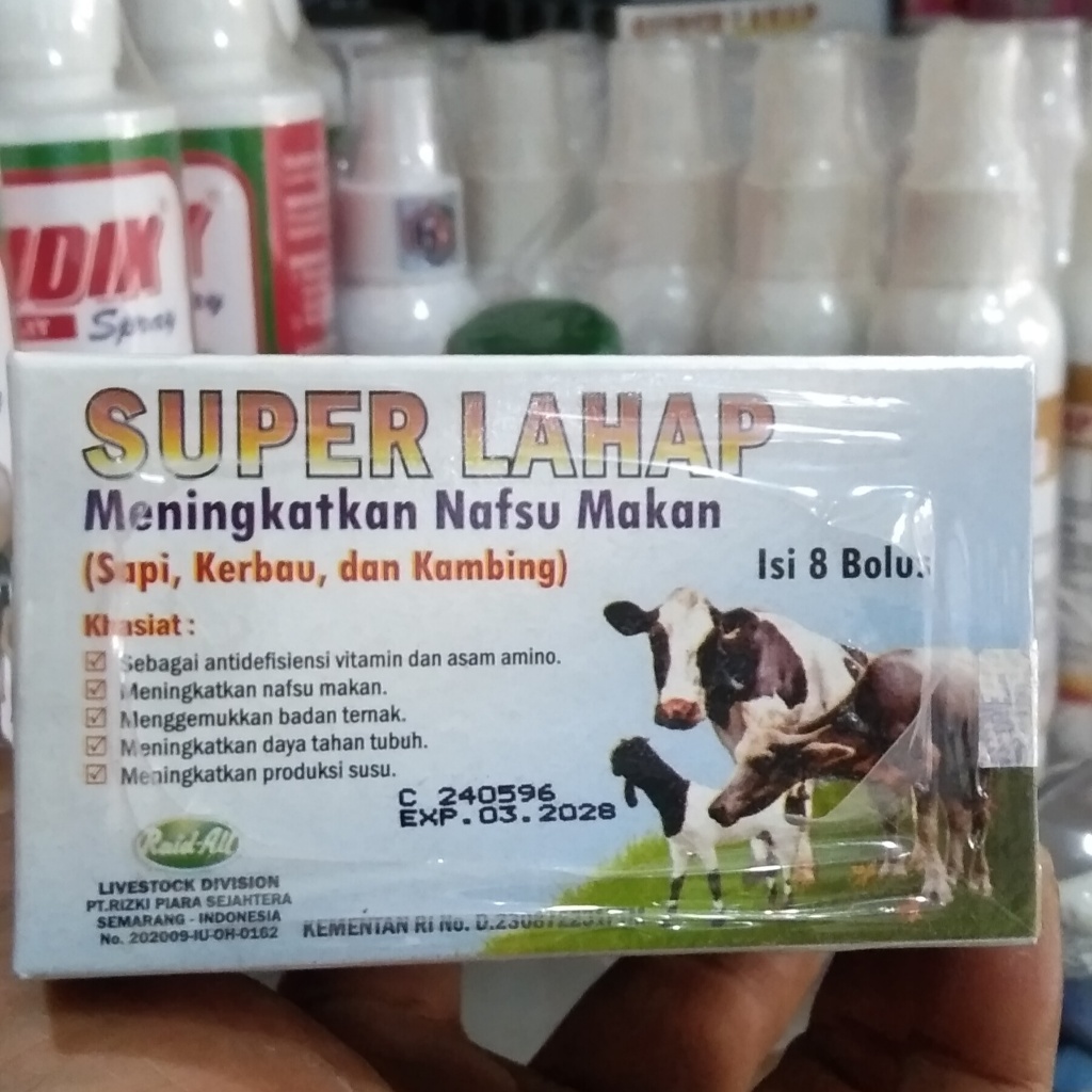 Jual SUPER LAHAP OBAT PENGGEMUK SAPI ORIGINAL BERGARANSI | Shopee Indonesia