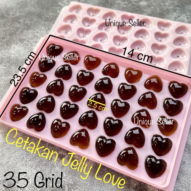 Jual Cetakan Jelly Puding Es Batu Love Hati Bintang Star Bunga Flower ...