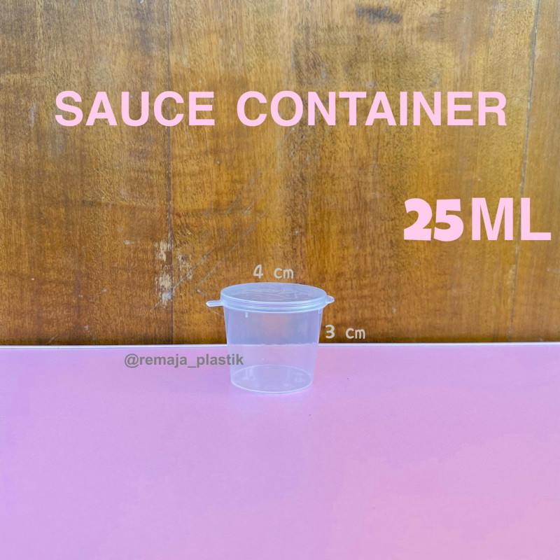 Jual Sauce Container 25ml / Cup Sambal 25ml / Cup Saos / Tempat Sambal ...