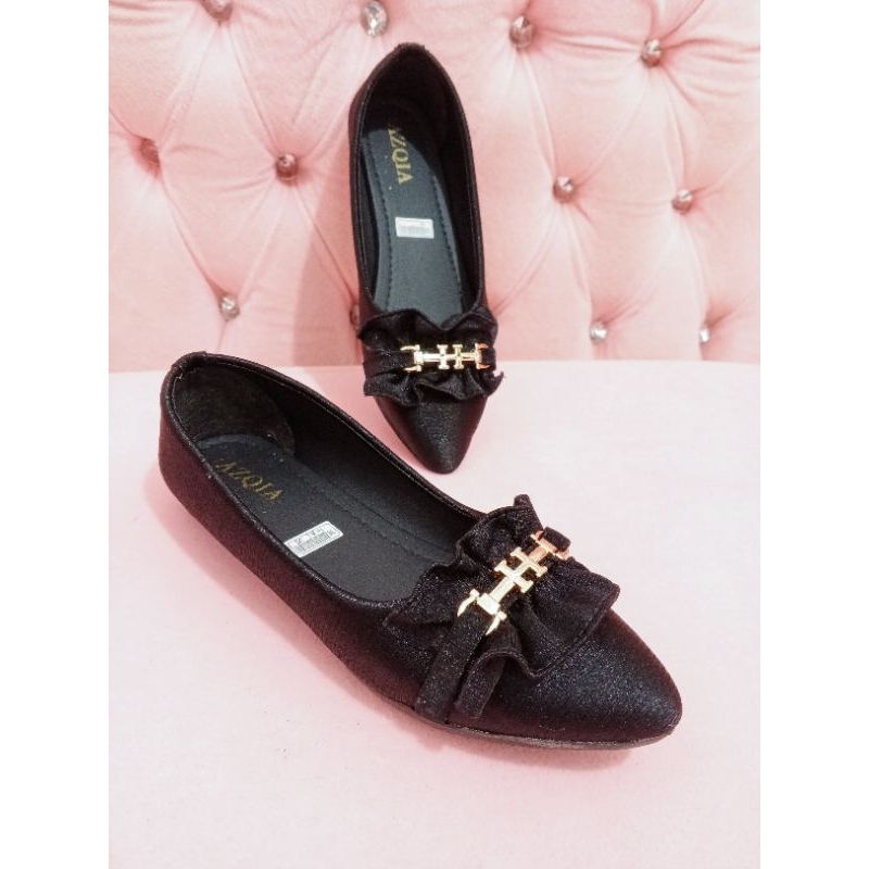 Jual AL 28 - sepatu flet shoes wanita Alvin shoes sepatu pansus sepatu ...