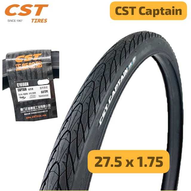 Jual Ban Luar CST Captain 27.5 x 1.75 Sepeda MTB Gravel Hybrid Bike 27.5x1.75 Premium Tire ...