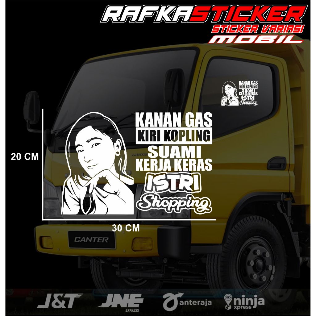 Jual Stiker kata kata Samping Truck Dan Pick Up | Shopee Indonesia
