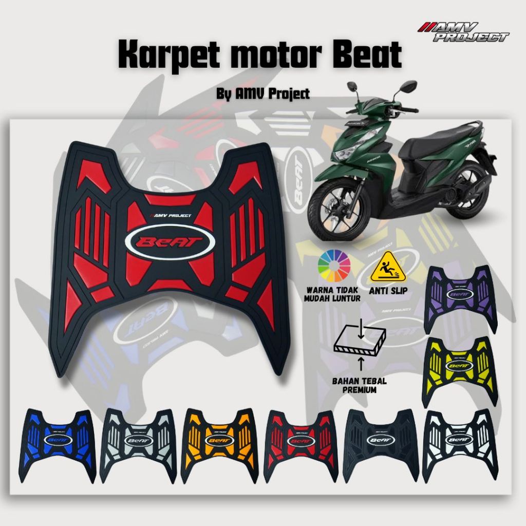 Jual Karpet Motor honda beat New 2020,2021,2022,2024 | Shopee Indonesia