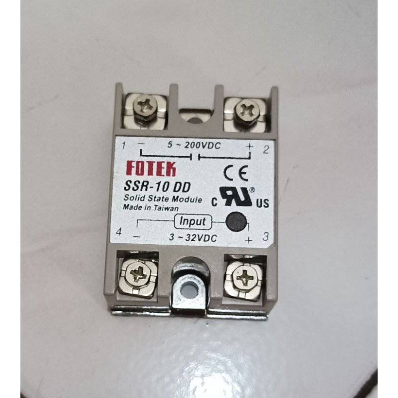 Jual FOTEK SSR 10DD SOLID STATE RELAY INPUT DC OUTPUT DC | Shopee Indonesia