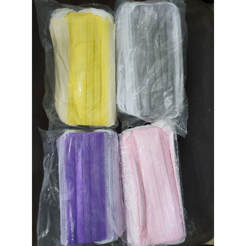 Jual Masker Earloop 3 Ply Isi 50pcs Non Box Disposable Face Mask Masker ...