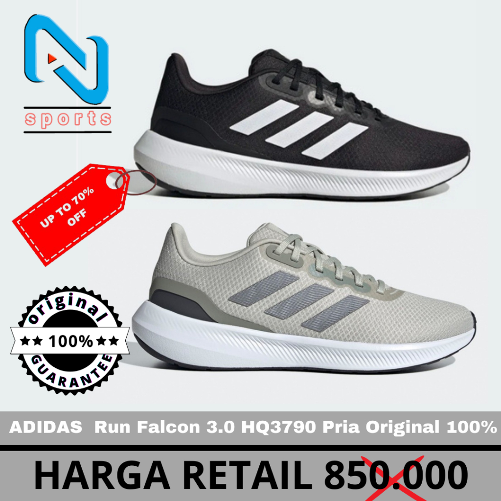 Jual Sepatu ADIDAS RUNNING Sepatu Run Falcon 3.0 HQ3790 Pria Original ...