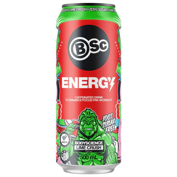 Jual BSc Energy Drink Lime Crush 500ml | Shopee Indonesia
