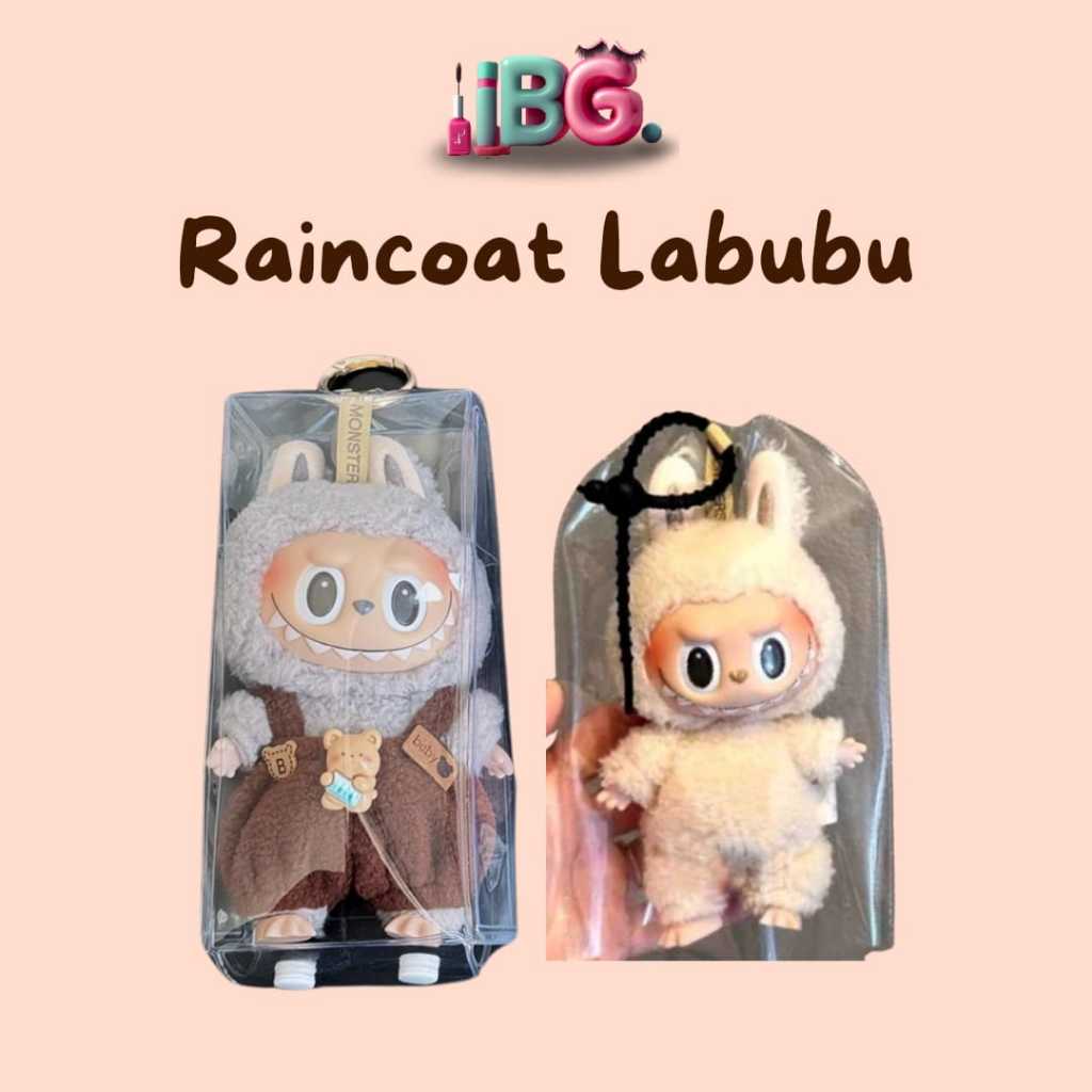 Jual Raincoat Labubu / Raincoat Umbrella Labubu / Jas Hujan Labubu ...