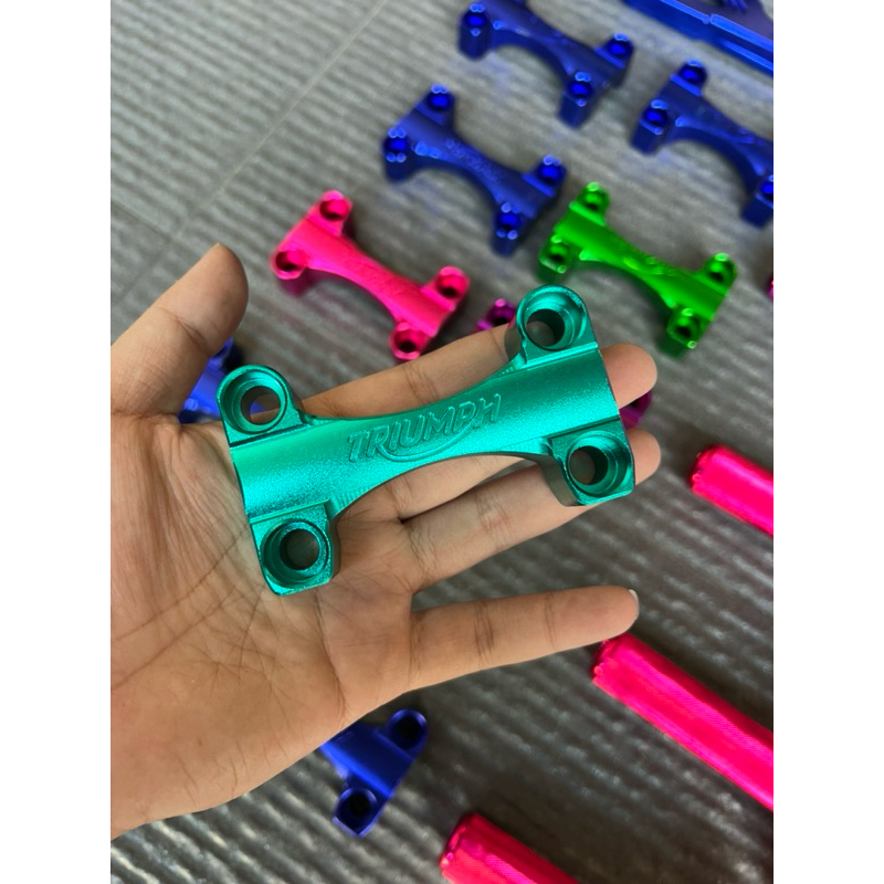 Jual RAISER TRIUMPH PNP SKOK NINJA KLEM STIR TRIUMPH FULL CNC SEGITIGA ...