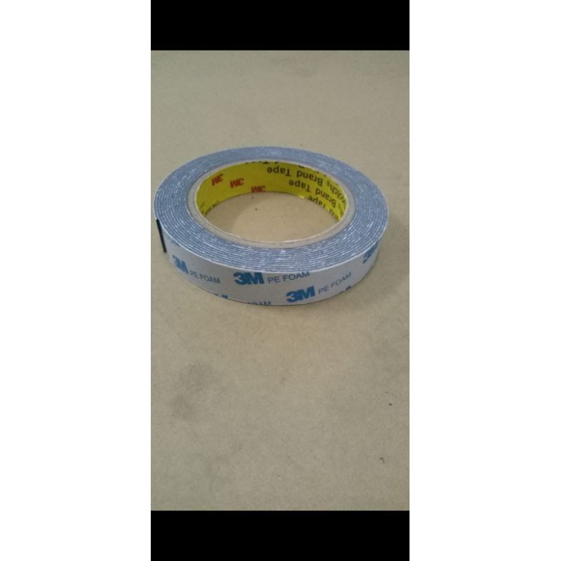 Jual LEM BB DOUBLE DOBLE TAPE 3M PE FOAM ISOLASI BOLAK BALIK PUTIH ...