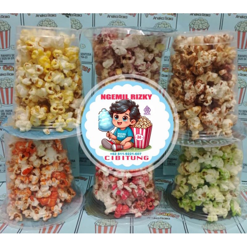 Jual popcorn caramel 6 pcs ukuran cup 12 oz rasa bisa request | Shopee ...