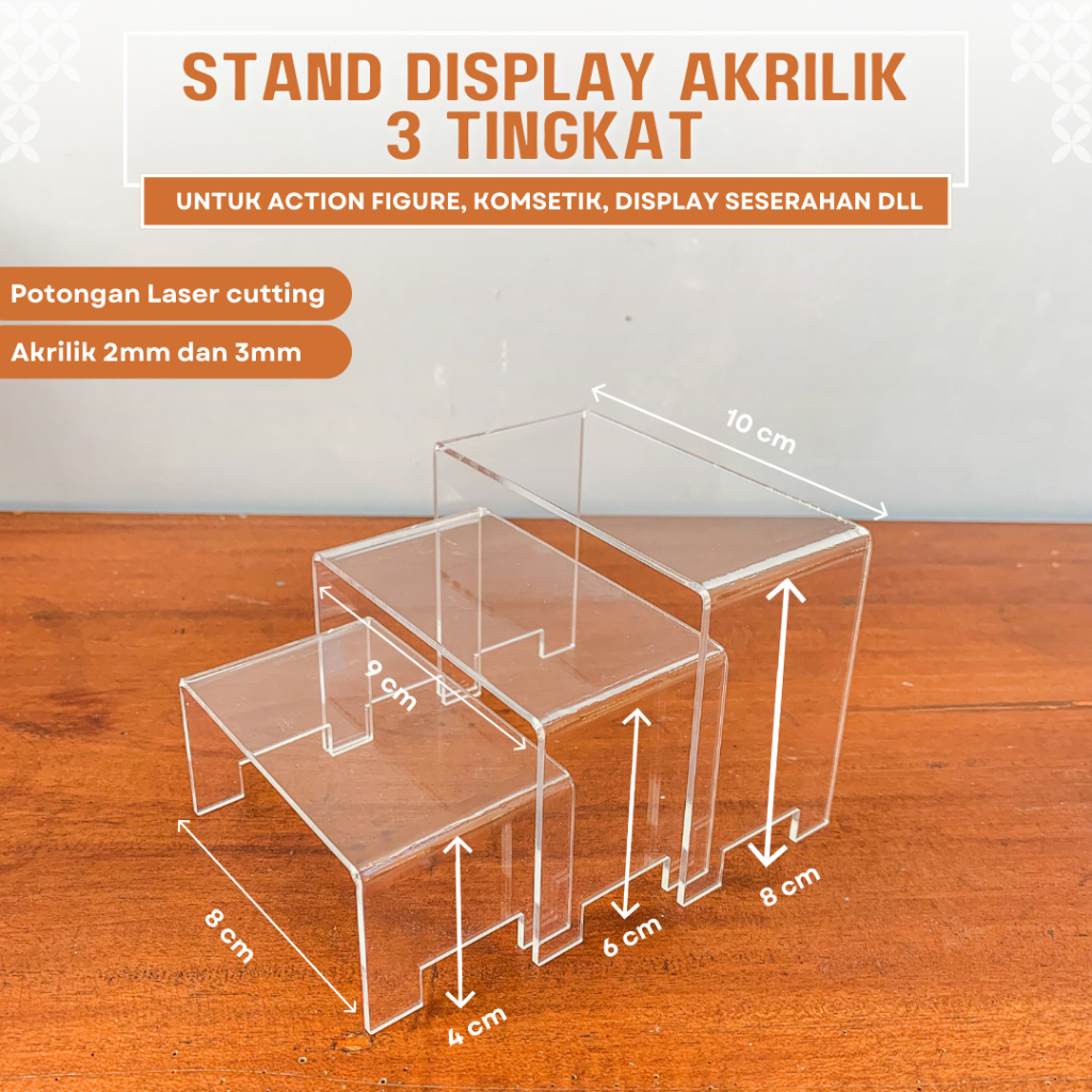 Jual Akrilik tatakan Rak display Standing Action Figure Parfume ...