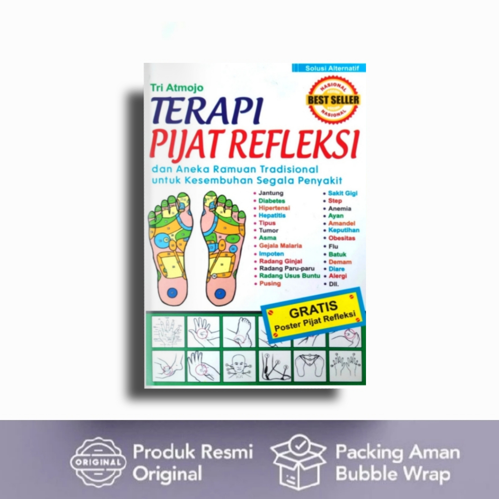 Jual Buku Terapi Pijat Refleksi dan Aneka Ramuan Tradisional untuk ...