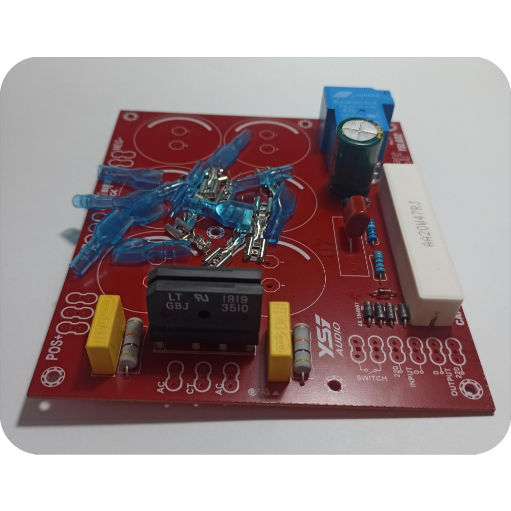 Jual PCB Kapasitor power Bank+Softstarter/PCB 6 Elco/PCB PSU Elco/pcb ...
