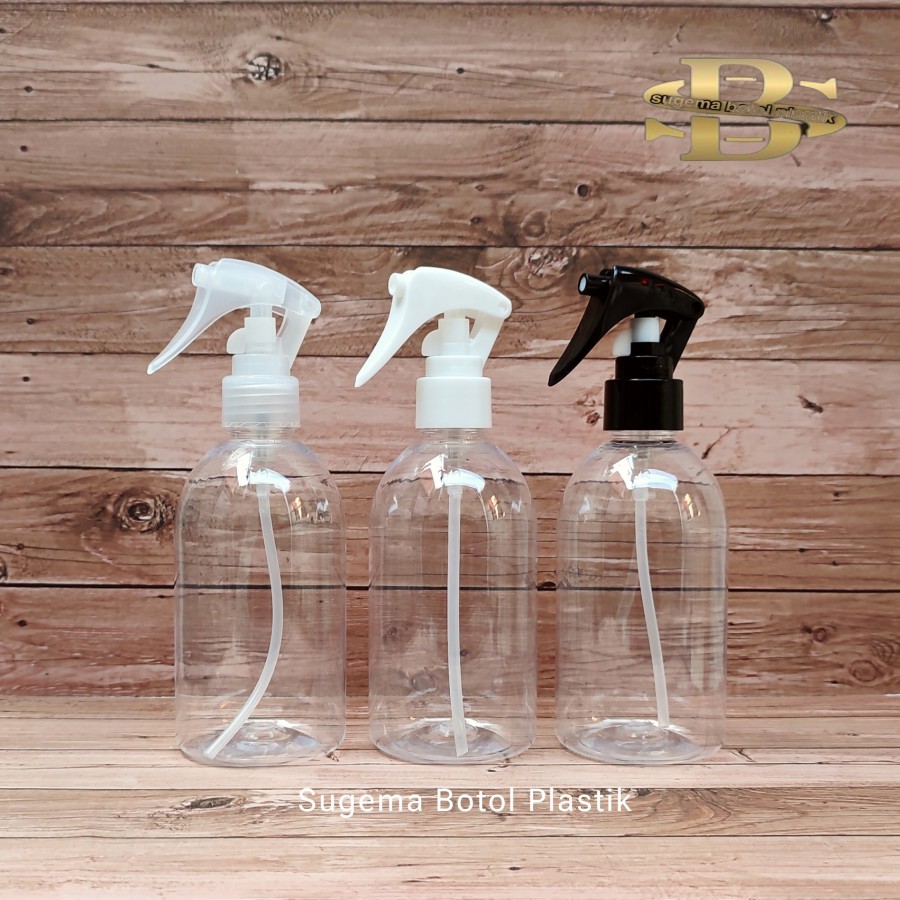 Jual Botol Semprotan Spray Triger 250ml Bening / Botol Plastik 250ml Oval Pet Tebal | Shopee ...