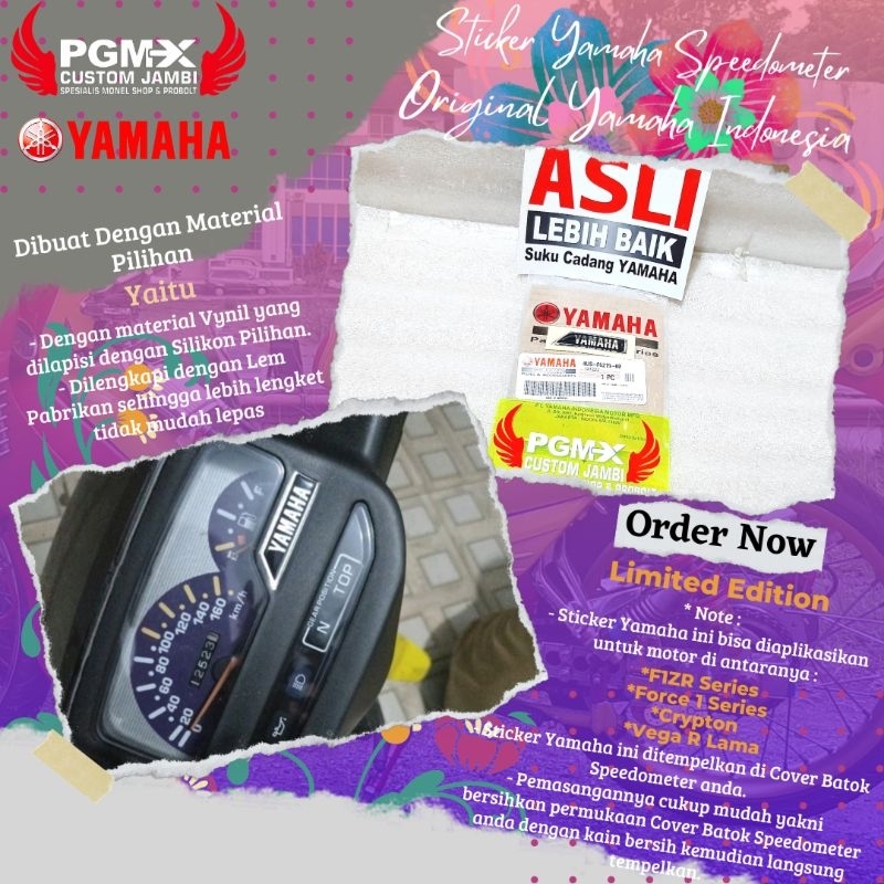 Jual Sticker Emblem Speedometer Yamaha FIZR Original Yamaha | Shopee ...