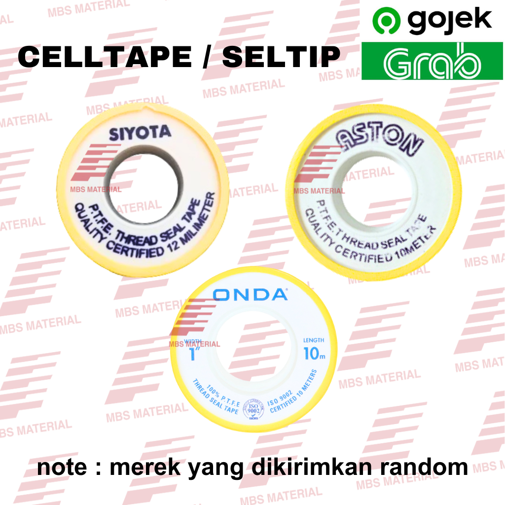 Jual INSTANT & SAME DAY | Seltip / Seal tape / Sealtape / Seal tape ...