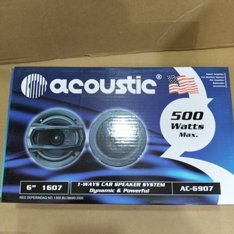 Jual Speaker pintu mobil 6" merk Acoustic ( 1 way Fullreng) | Shopee Indonesia
