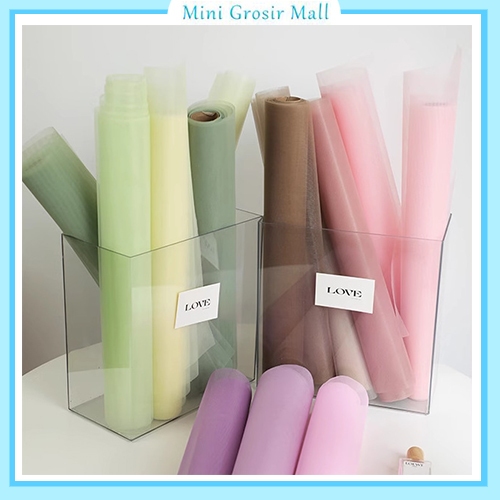 Jual Flower Wrapping Snow Tile Lembaran Kain Tile Roll Pembungkus Buket ...