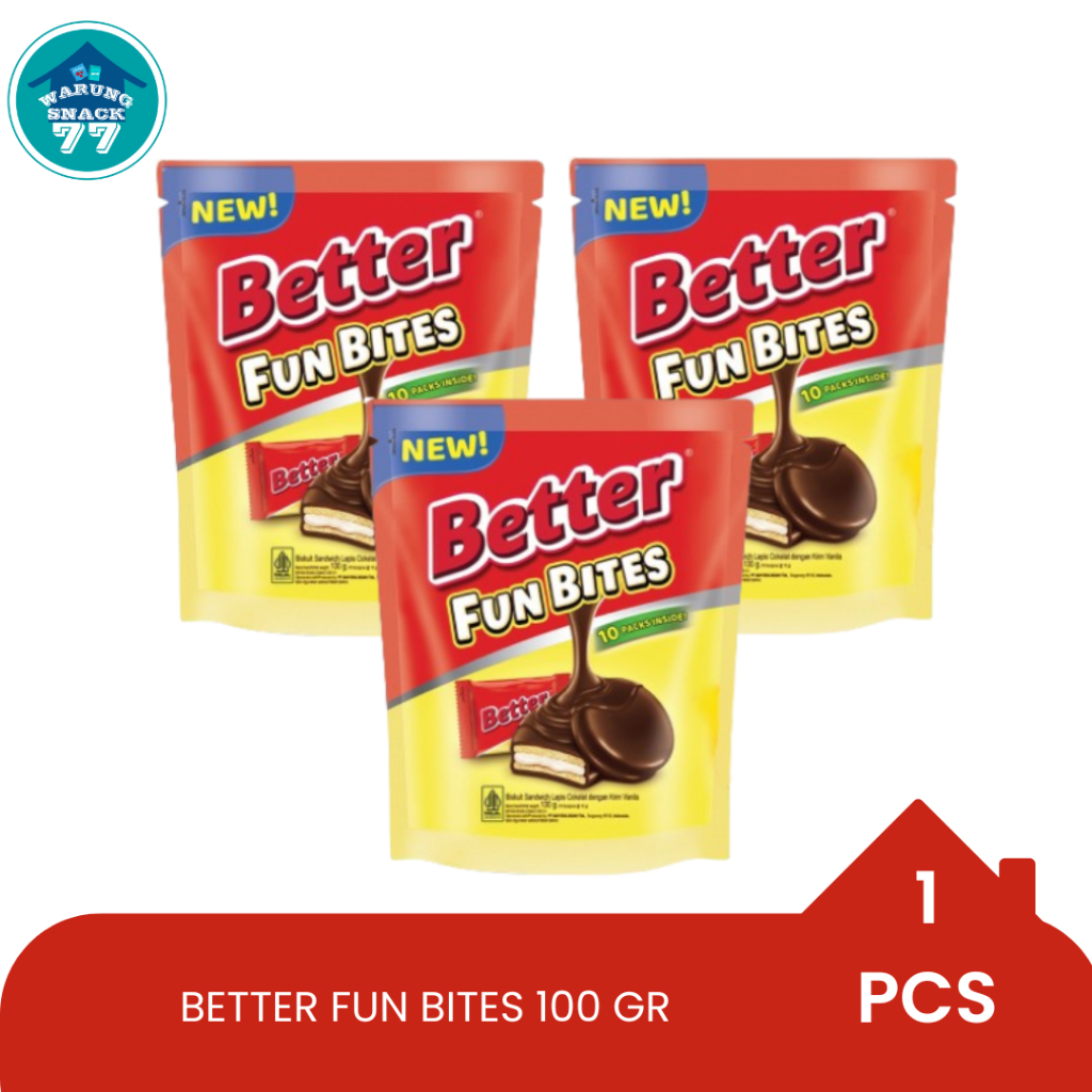 Jual BETTER FUN BITES 100 GR | Shopee Indonesia