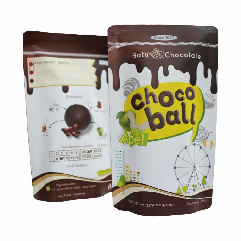 Jual CHOCO BALL Aneka Rasa Khas Batu 120 gr | Shopee Indonesia
