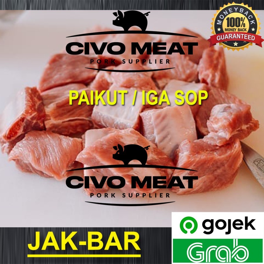 Jual Ribs / Iga Babi Import - Paikut Babi Import potong Sop 500 gram ...