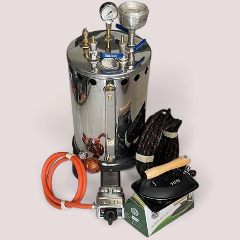 Jual Setrika Uap Gas Boiler Laundry 30 Liter 2 Setrika Full Set ...