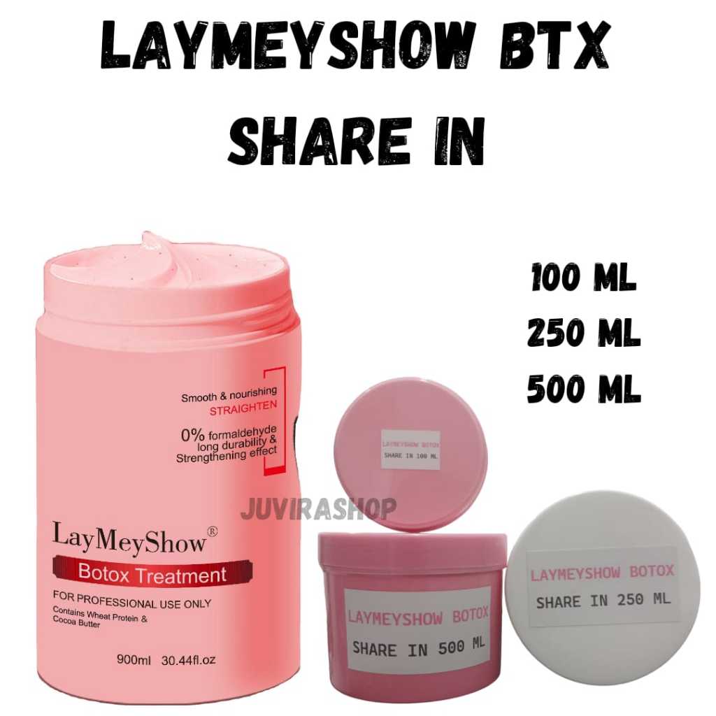 Jual (COD BISA) KERATIN TREATMENT BTX PROTEIN LMS KEMASAN SHARE 100 ML - 250 ML - 500 ML ...