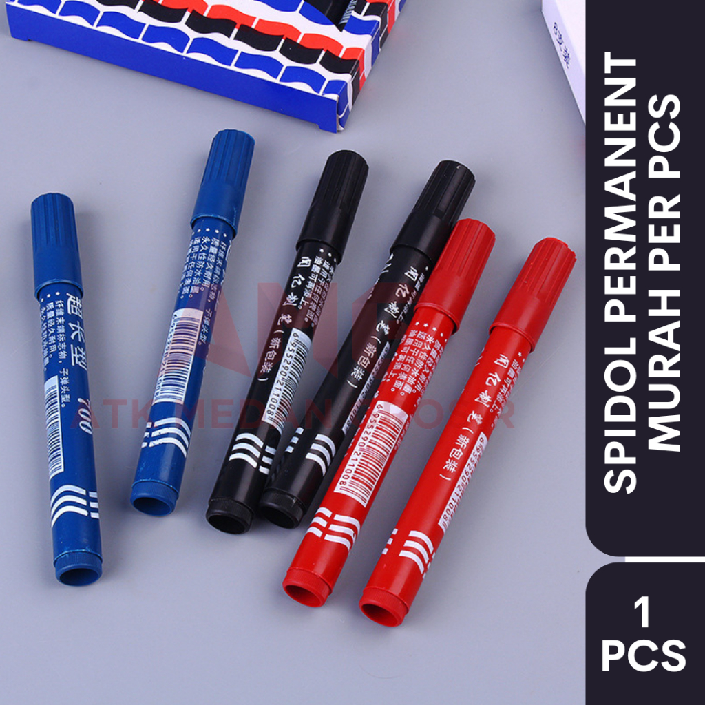 Jual SPIDOL PERMANENT MURAH MARKER PERMANEN PER PCS | Shopee Indonesia