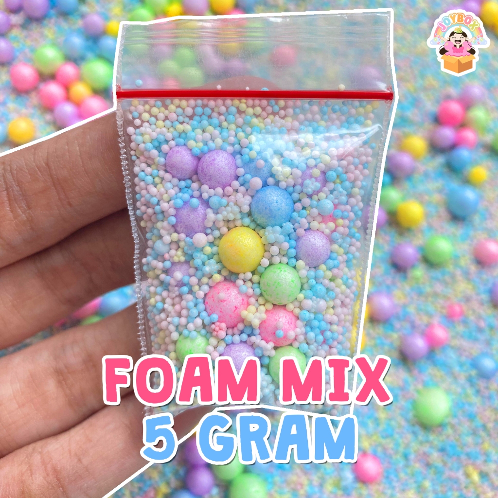 Jual Foam ukuran besar dan kecil untuk slime, prakarya, dan hiasan ...